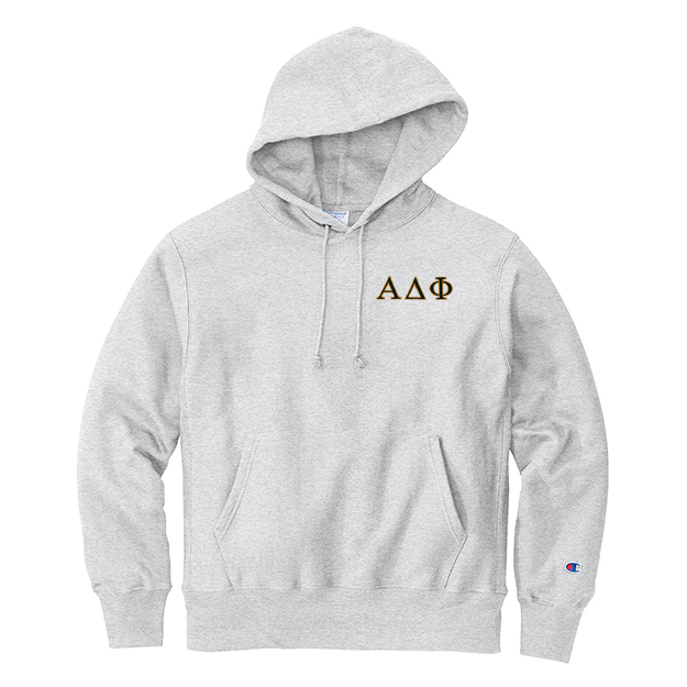 Alpha Delta Phi Fraternity Champion Reverse Weave Embroidered Greek Le ...