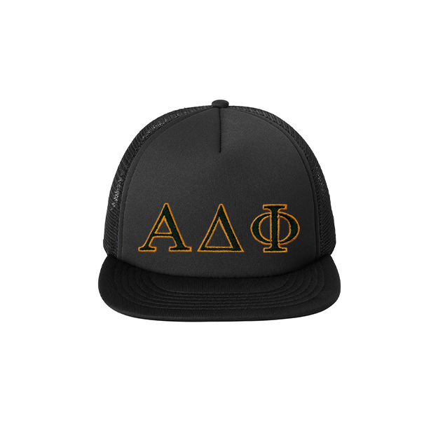 Alpha Delta Phi Fraternity Foam Trucker Hat Embroidered Greek Letters ...