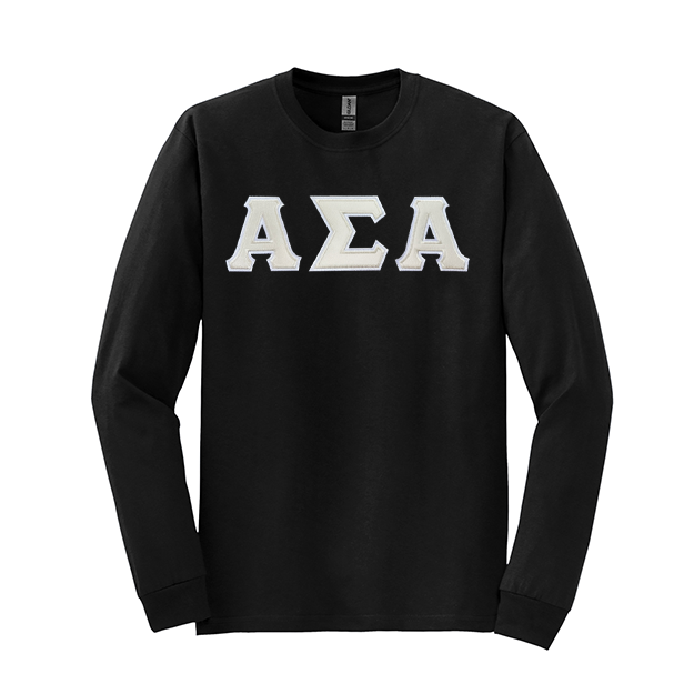 Alpha Sigma Alpha Sorority Greek Letter Long Sleeve T-shirt – Greek ...