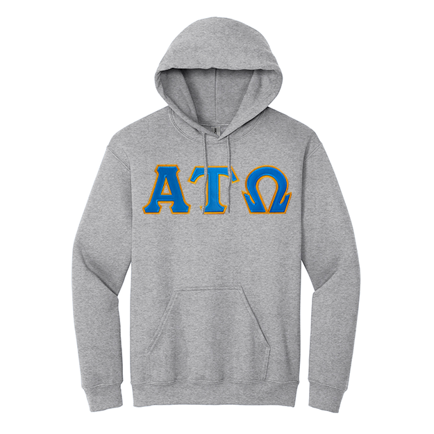 Alpha Tau Omega Greek Letter Hoodie – Greek Clothing Company LLC