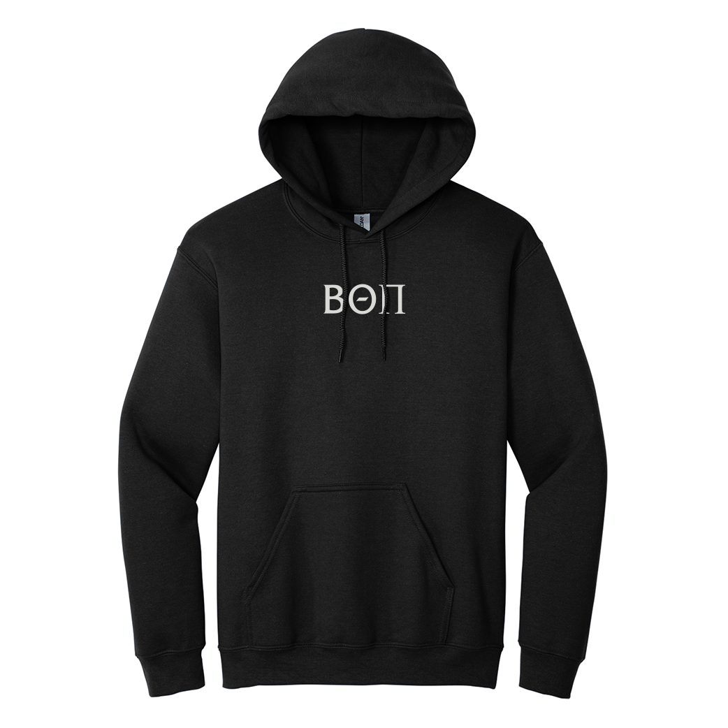 Beta Theta Pi Fraternity Center Embroidered Greek Letter Hoodie – Greek ...