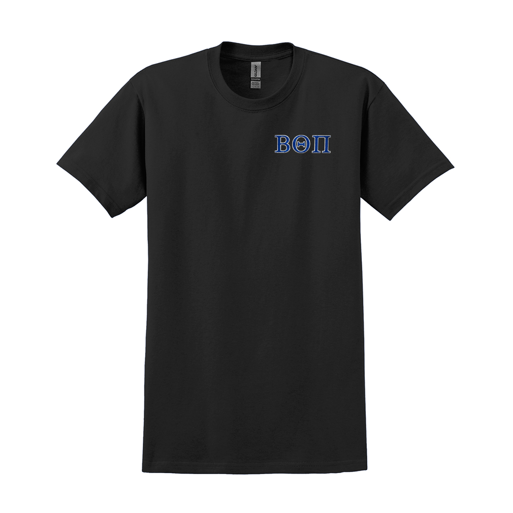 Beta Theta Pi Fraternity Embroidered Greek Letter T-shirt – Greek ...