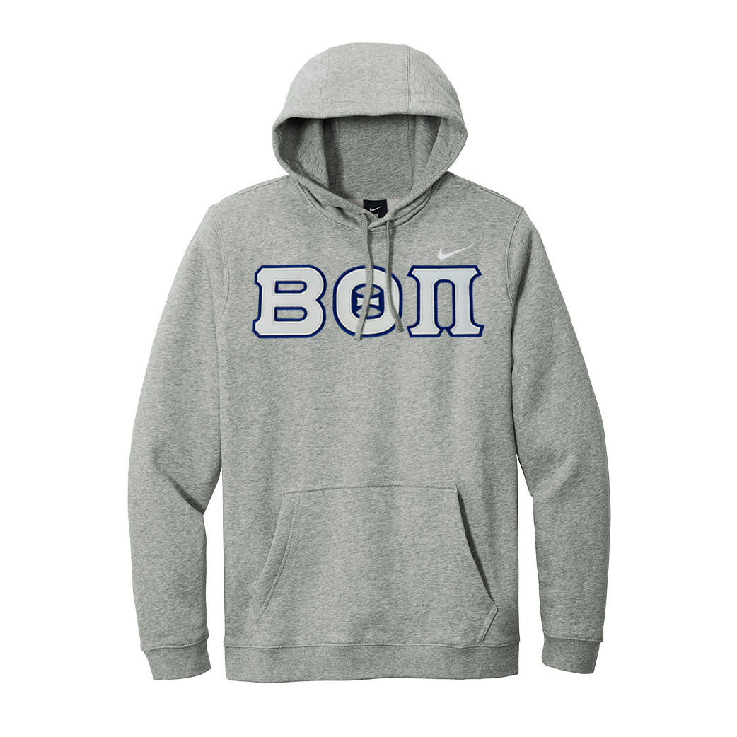 Beta Theta Pi Nike Hoodie With Sewn on Greek Letters – Greek Clothing ...