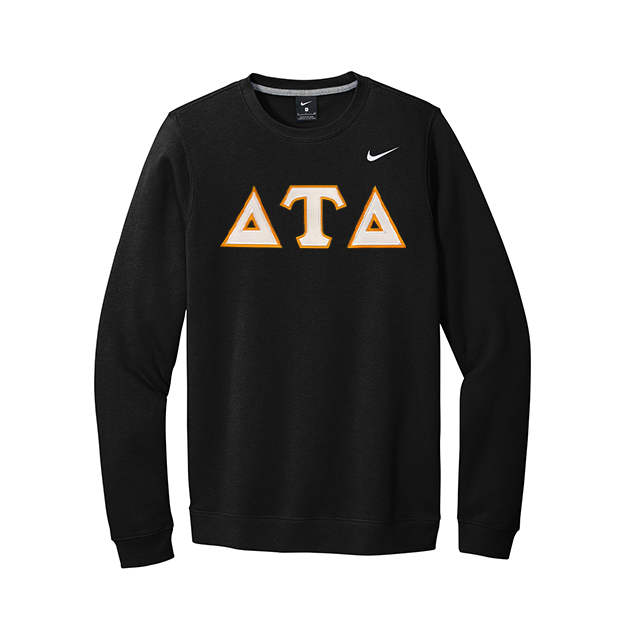 Delta Tau Delta Fraternity Nike Greek Letter Crewneck Sweatshirt ...