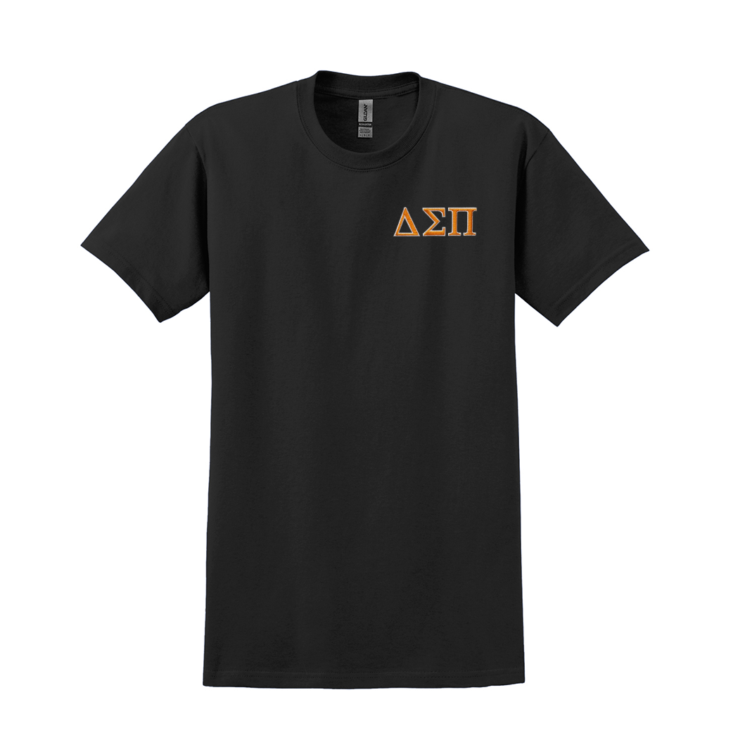 Fraternity Embroidered Greek Letter T-shirt – Greek Clothing Company LLC
