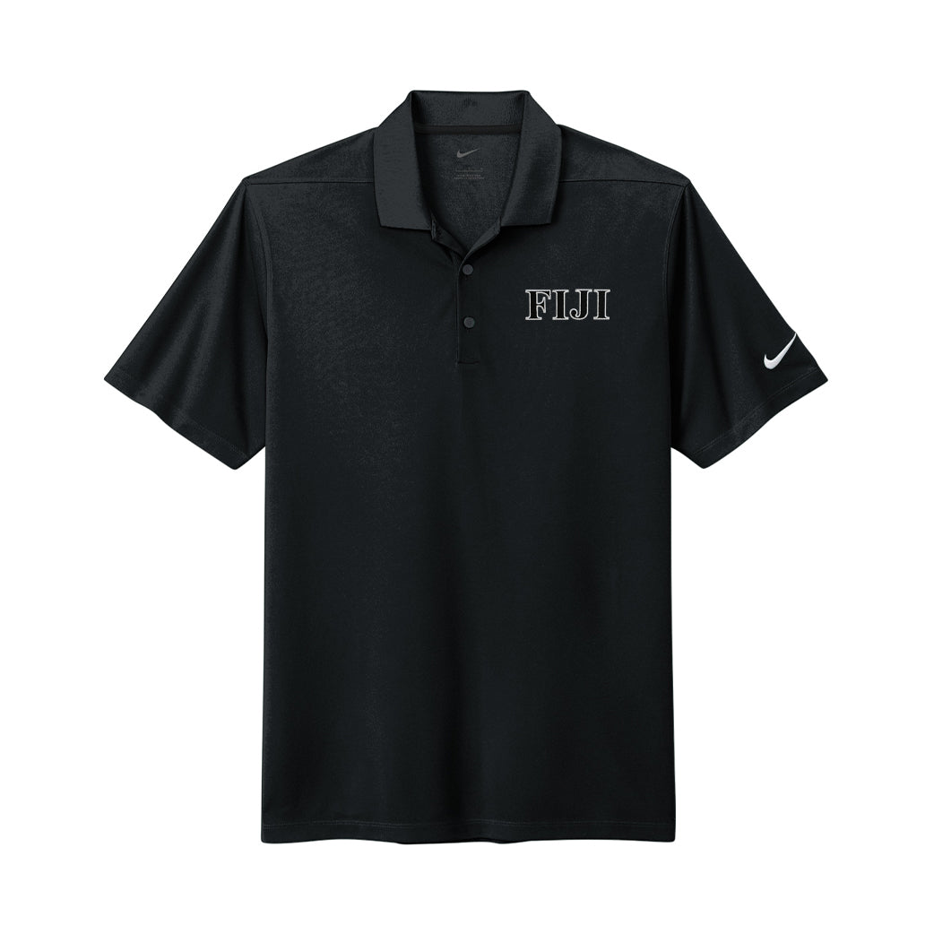 FIJI Greek Letter Nike Dri-FIT Polo – Greek Clothing Company LLC