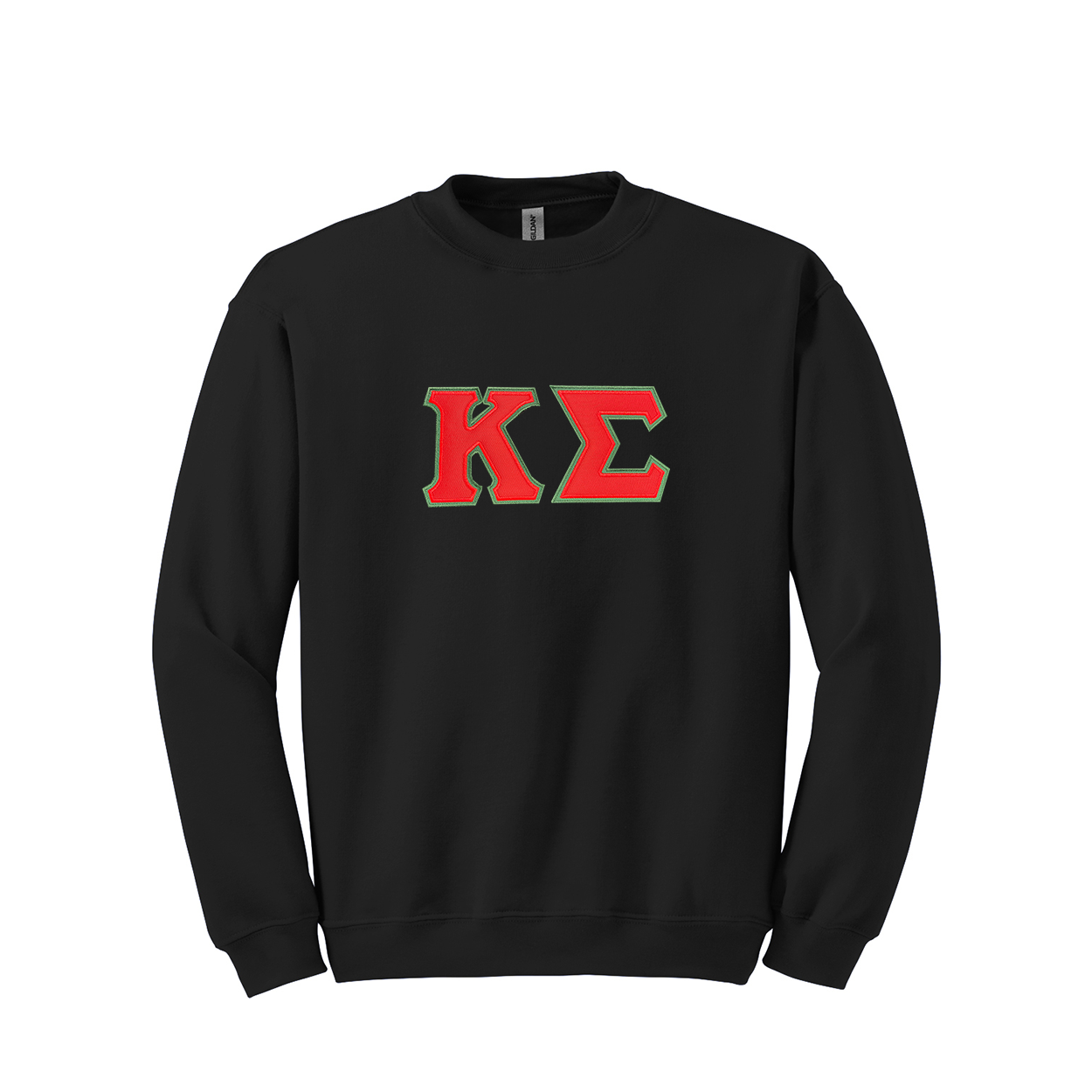 Fraternity Greek Letter Crewneck Sweatshirt Satin Stitch – Greek ...