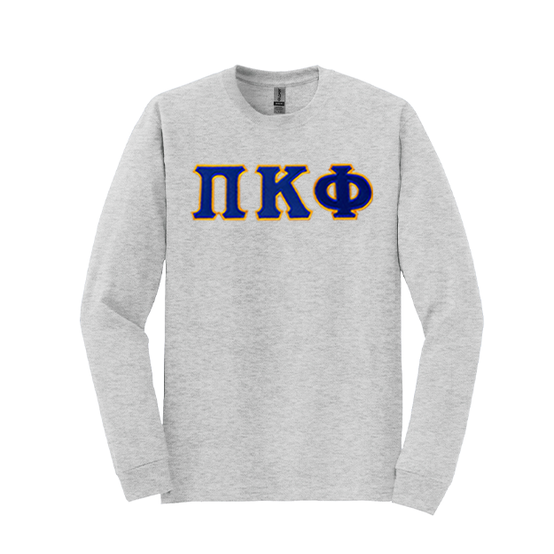 Fraternity Greek Letter Long Sleeve T-shirt – greekclothingco.com
