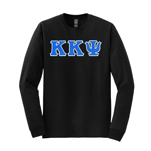 Kappa Kappa Psi Fraternity Greek Letter Long Sleeve T-shirt – Greek ...