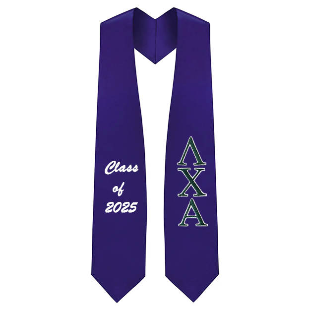 Lambda Chi Alpha Fraternity Embroidered Graduation Stole – Greek ...