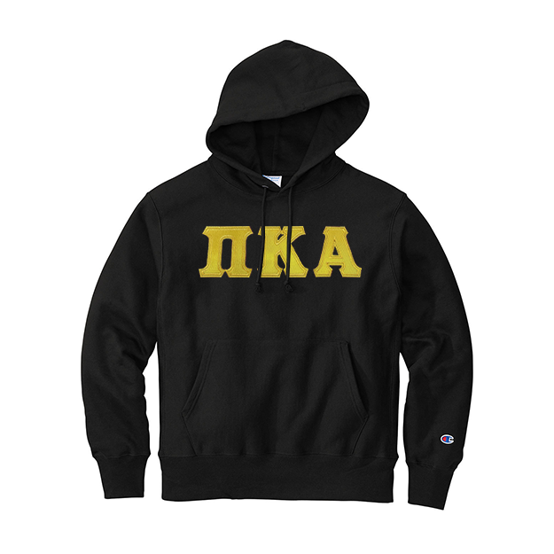 Pi Kappa Alpha Fraternity Champion Reverse Weave Greek Letter Hoodie ...
