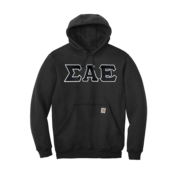 Sigma Alpha Epsilon Fraternity Carhartt Greek Letter Midweight Hooded ...