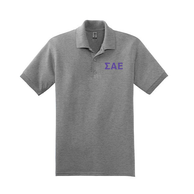 Sigma Alpha Epsilon Polo Embroidered Greek Letters – Greek Clothing ...