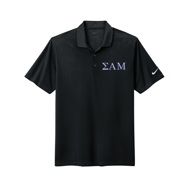 Sigma Alpha Mu Greek Letter Nike Dri-FIT Polo – greekclothingco.com