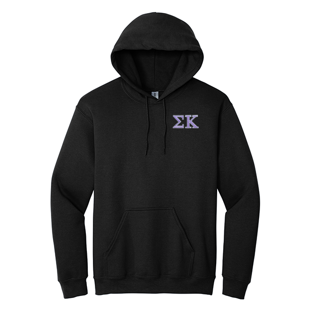 Sigma Kappa Sorority Embroidered Greek Letter Hoodie – Greek Clothing ...