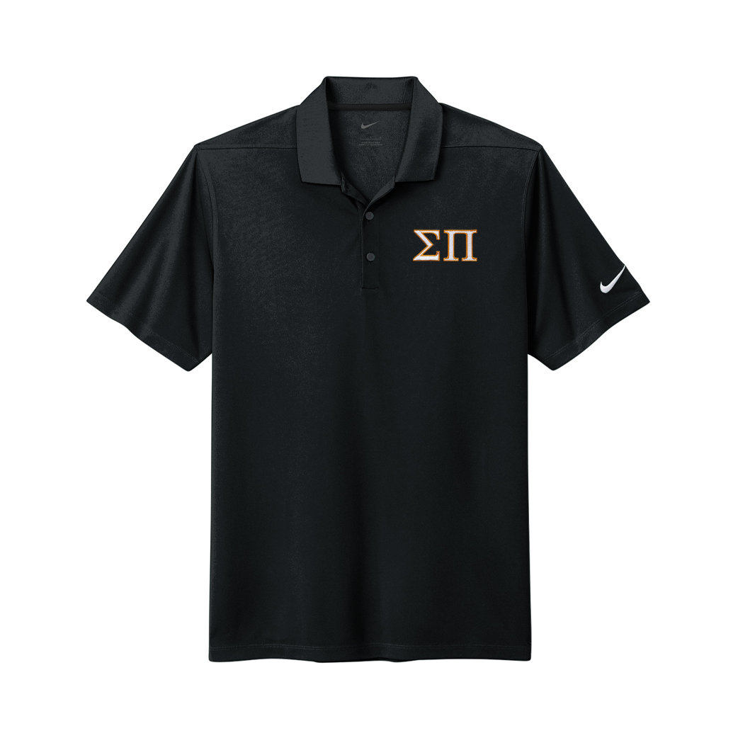 Sigma Pi Nike Dri-FIT Polo Embroidered Greek Letters – Greek Clothing ...