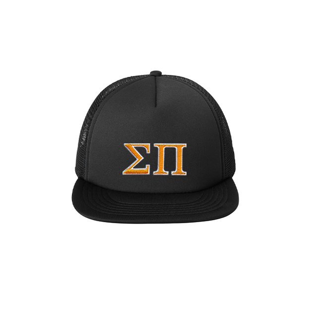 Sigma Pi Foam Trucker Hat Embroidered Greek Letters – Greek Clothing ...