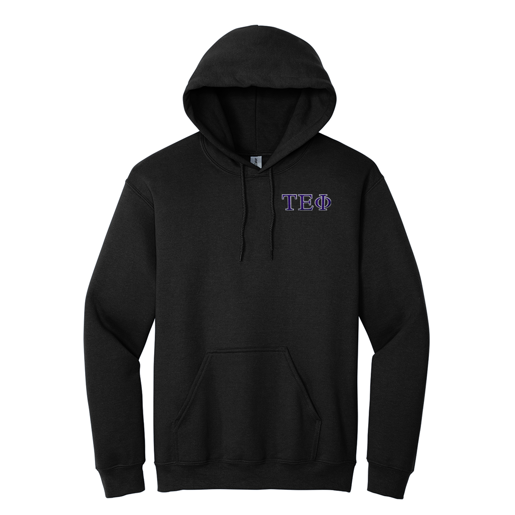 Tau Epsilon Phi Fraternity Embroidered Greek Letter Hoodie – Greek ...