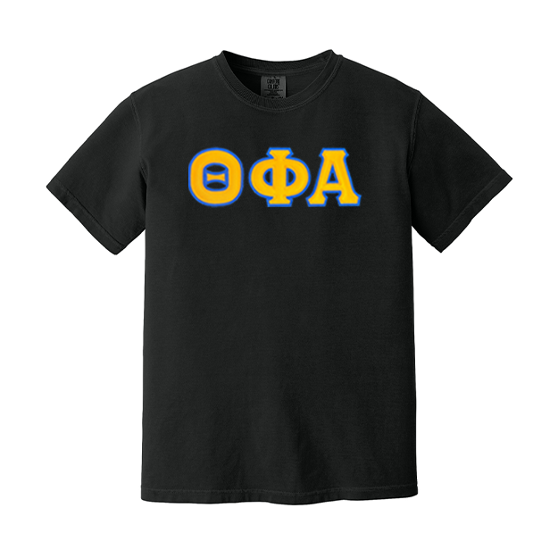 Theta Phi Alpha Sorority Comfort Colors Greek Letter T-shirt – Greek ...