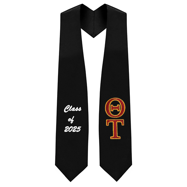 Theta Tau Fraternity Embroidered Graduation Stole – Greek Clothing ...