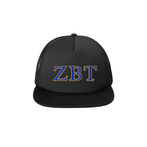 Zeta Beta Tau Foam Trucker Hat Embroidered Greek Letters – Greek ...